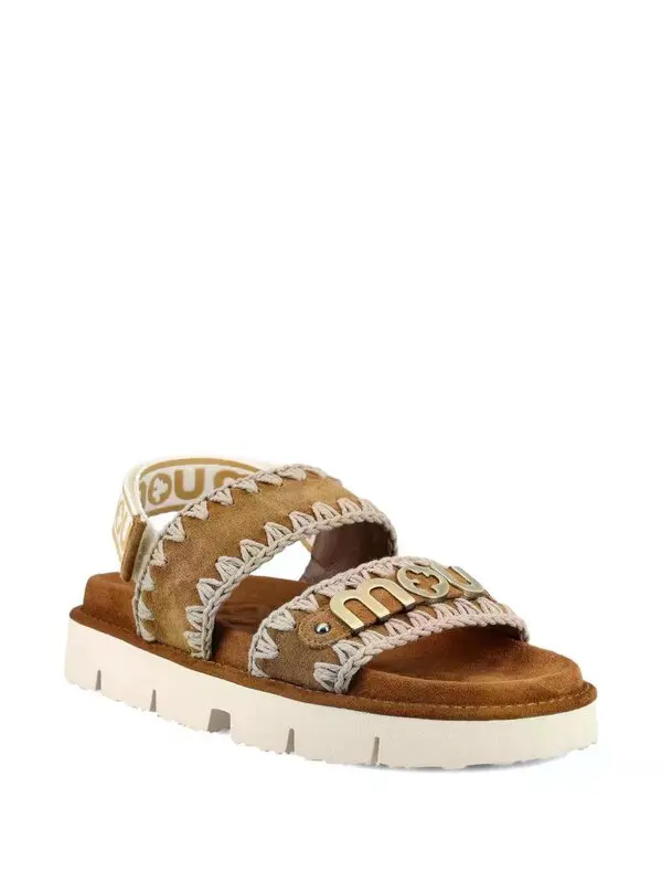 Mou Logo-appliqué Sandals