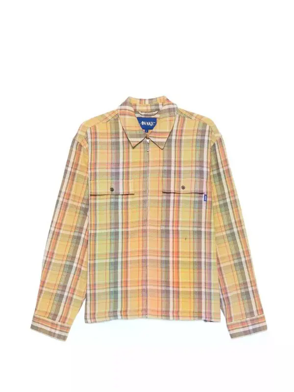 AWAKE NY Rivington Buttoned Checked Shirt