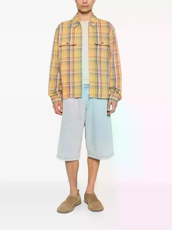 AWAKE NY Rivington Buttoned Checked Shirt