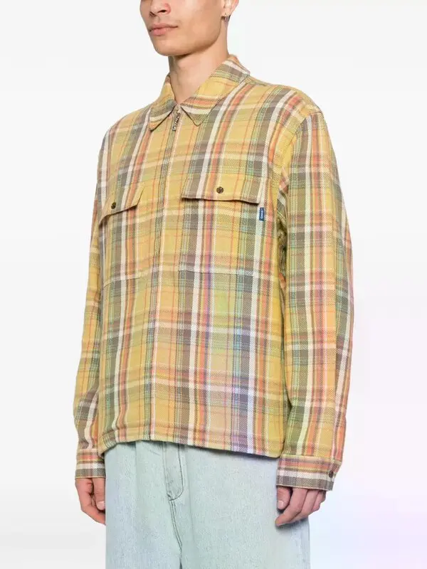 AWAKE NY Rivington Buttoned Checked Shirt