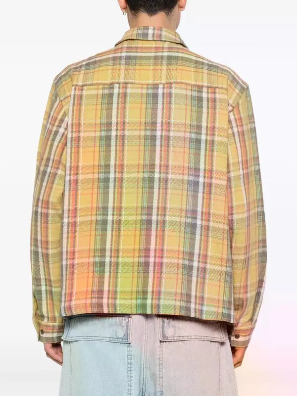 AWAKE NY Rivington Buttoned Checked Shirt