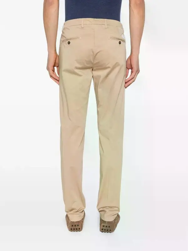 MANUEL RITZ Belt-loops Skinny Trousers - Neutrals