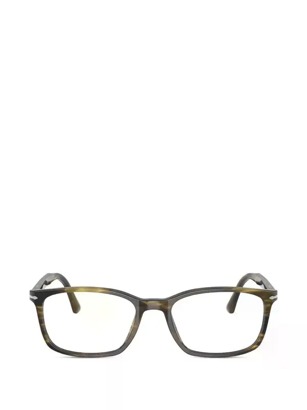 Persol Square Frame Eyeglasses - Brown
