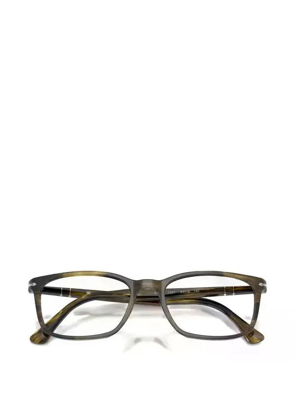Persol Square Frame Eyeglasses - Brown