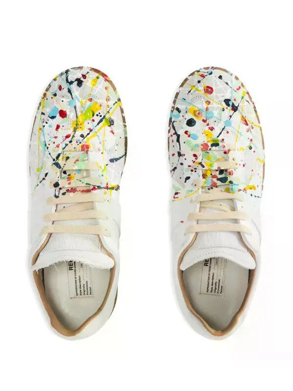 MAISON MARGIELA Paint Replica Sneakers - White