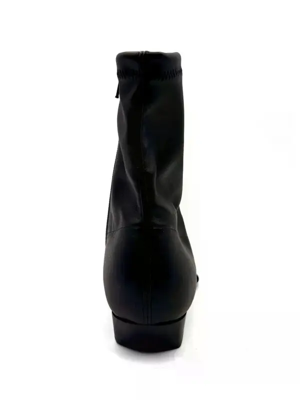GUGLIELMO ROTTA Pointed Toe Zip Up Ankle Boots