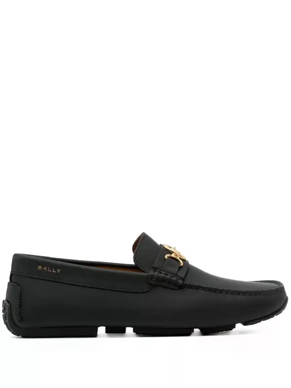 Bally Pilot Leather Loafers