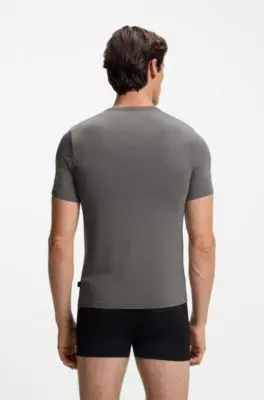BOSS Three-pack Of Moisture-wicking Underwear T-shirts