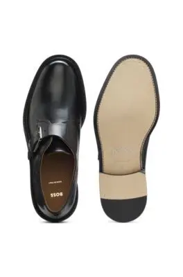 BOSS Italian Leather Monk Shoes