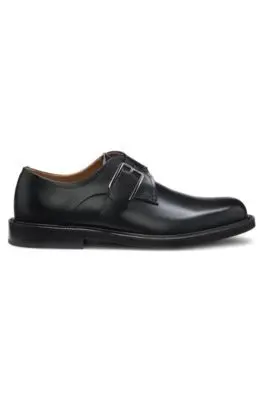 BOSS Italian Leather Monk Shoes