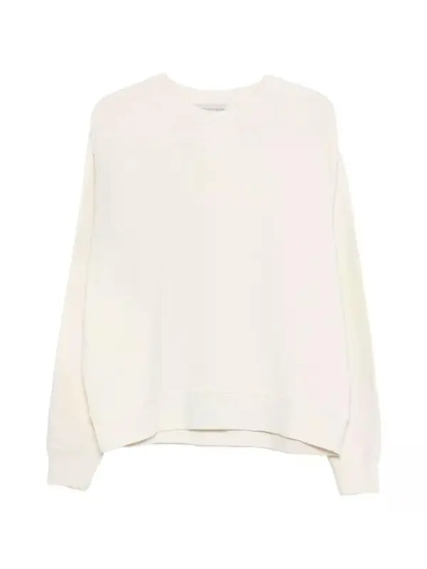 GOLDEN GOOSE Distressed Logo Sweatshirt - Neutrals