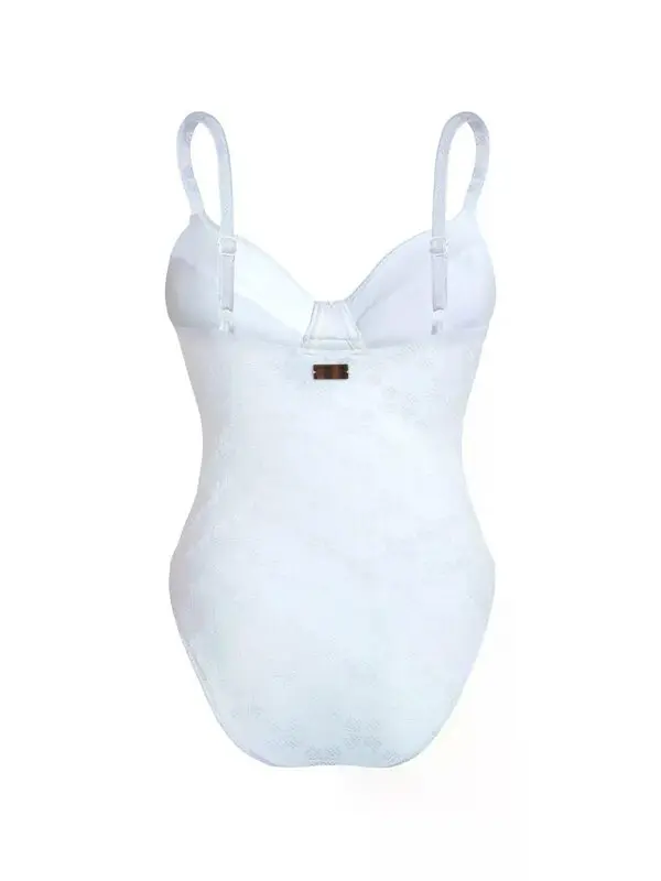 Vilebrequin Turtle Monogram Underwire Swimsuit - White
