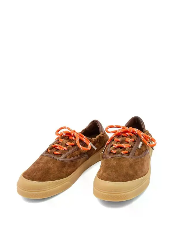 Moncler Vera Leisure Suede Sneakers - Brown