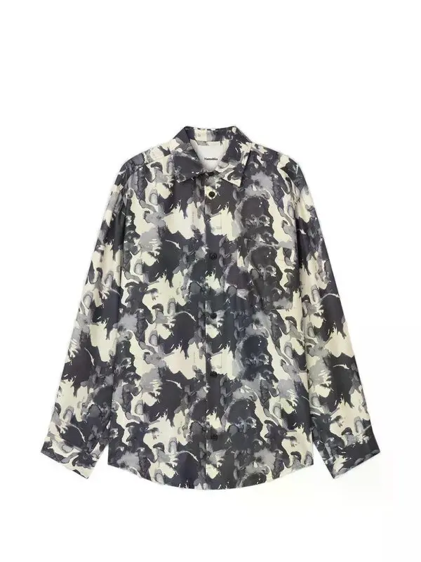 Nanushka Sebas Long-sleeves Shirt - Black
