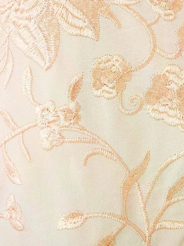 Camilla Floral-embroidered Palazzo Pants