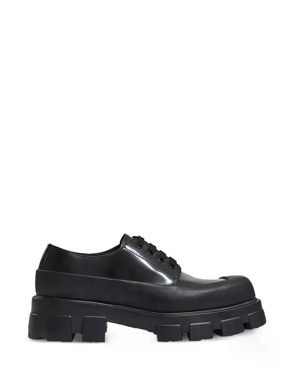 Prada Monolith Leather Derby Shoes