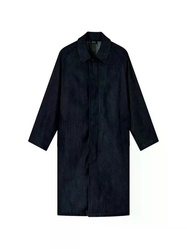 A.p.c. Collared Denim Coat