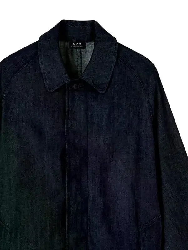 A.p.c. Collared Denim Coat