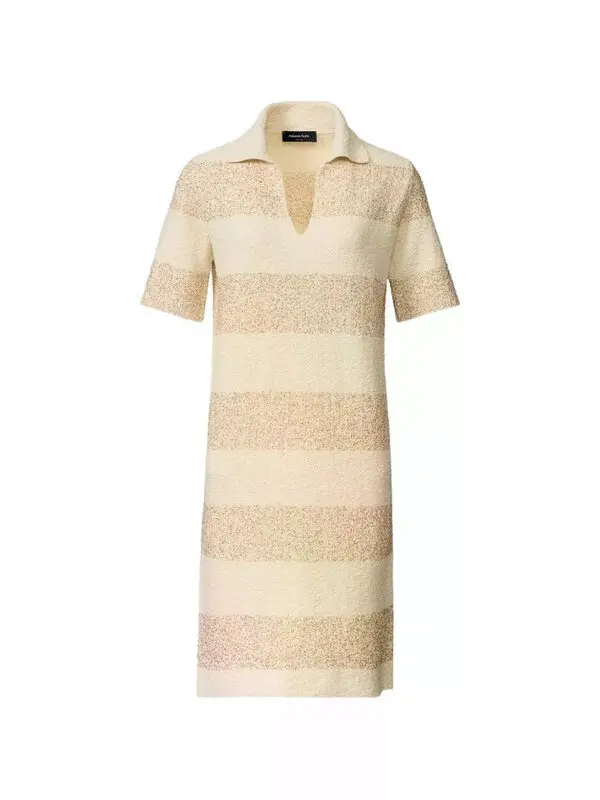 Fabiana Filippi Striped Collared Dress