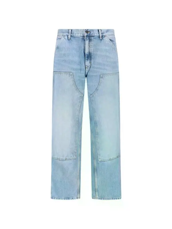 Carhartt Work In Progress Double Knee Belt-loop Jeans - Blue