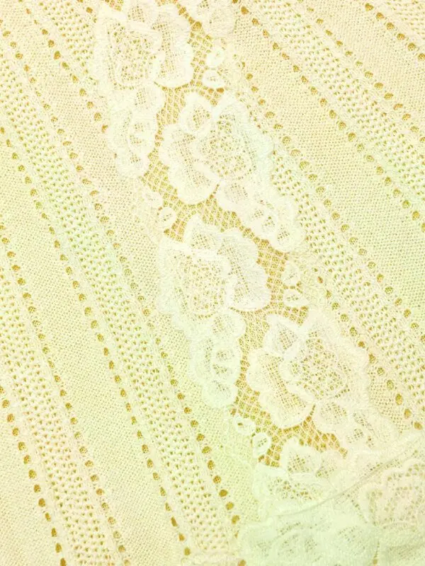 SELF-PORTRAIT Lace Trim Mini Skirt