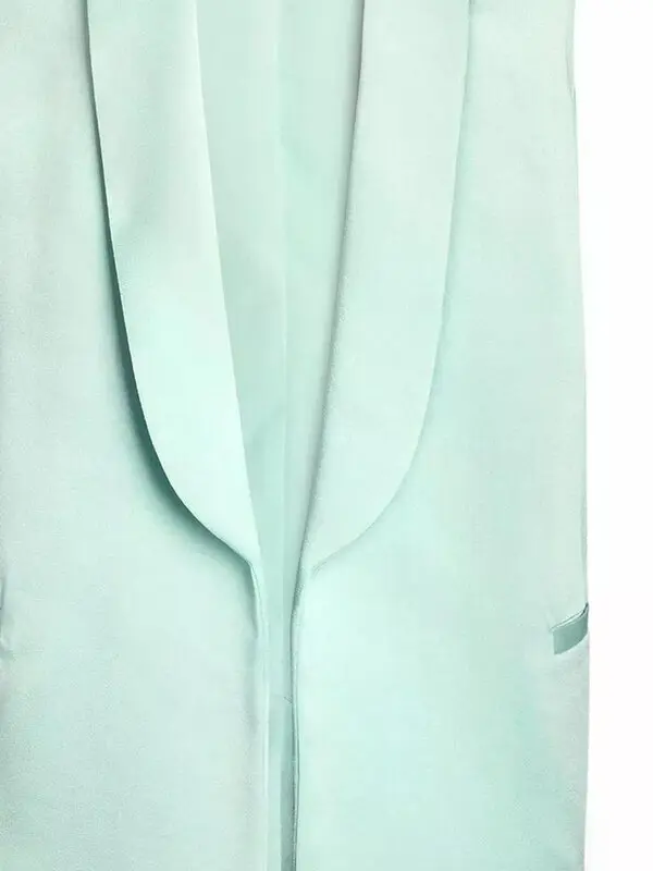 GENNY Shawl-collar Waistcoat - Green