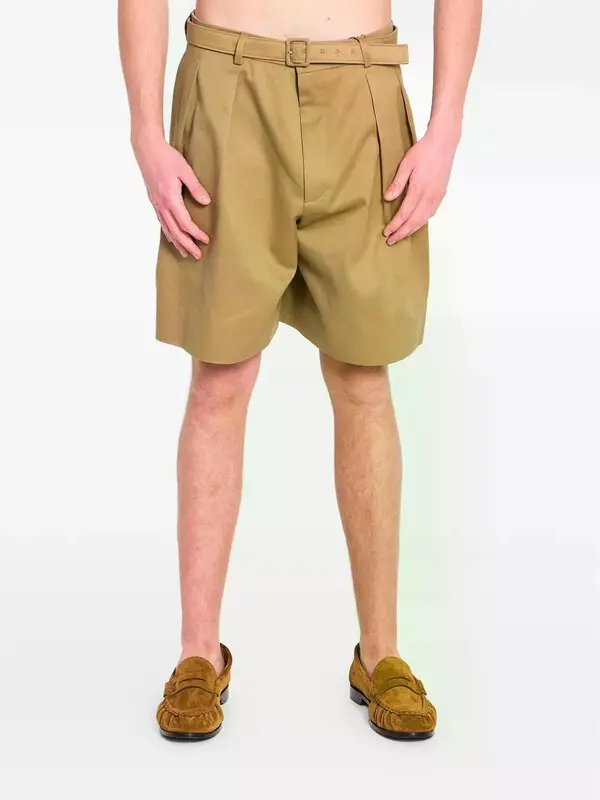 Saint Laurent Drill Bermuda Shorts