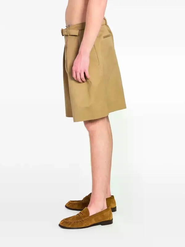 Saint Laurent Drill Bermuda Shorts