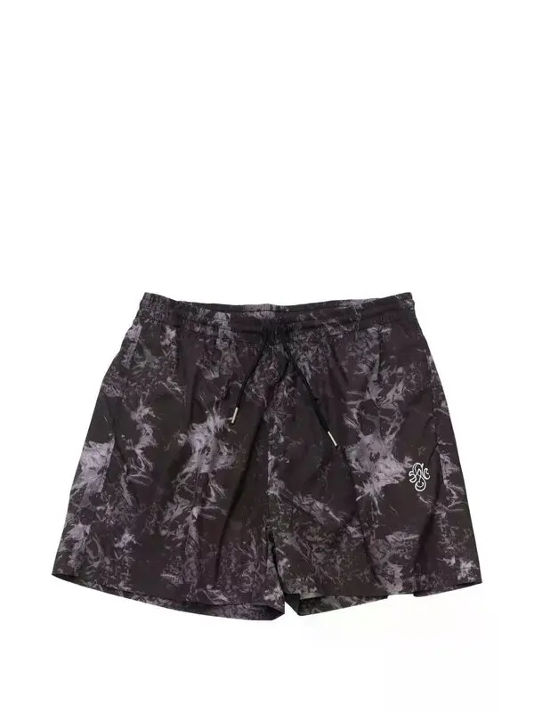 STOCKHOLM SURFBOARD CLUB Embroidered Swim Shorts - Black
