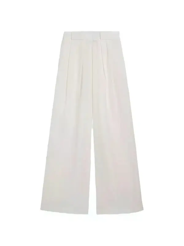 Momoni Aspen Palazzo Trousers - White