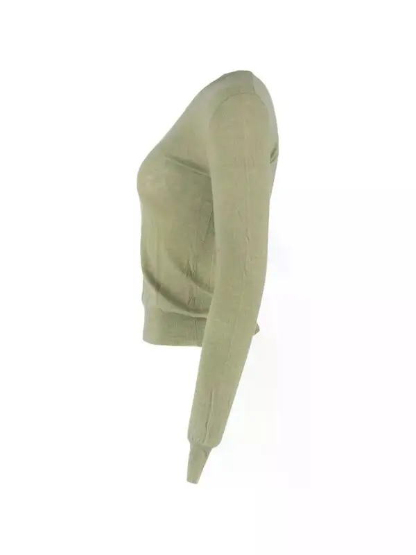 JOSEPH Crew-neck Wool Sweater - Green