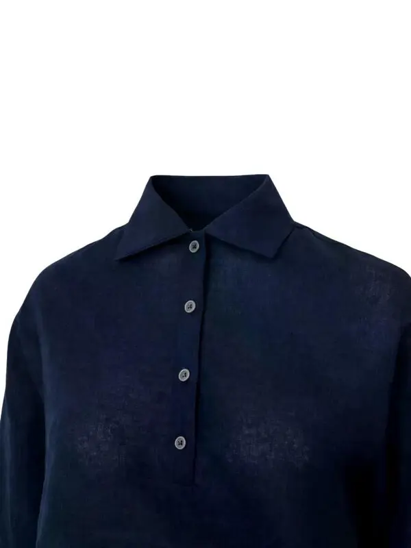GRAN SASSO Collared Button-down Shirt