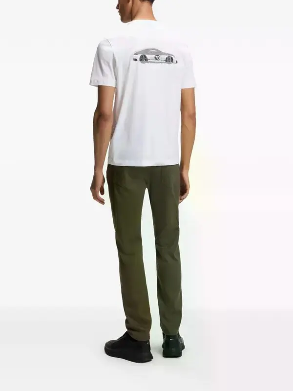 BOSS X Porsche Car-graphic T-shirt