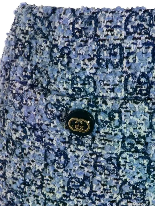 Gucci Mini Skirt With Button Detail