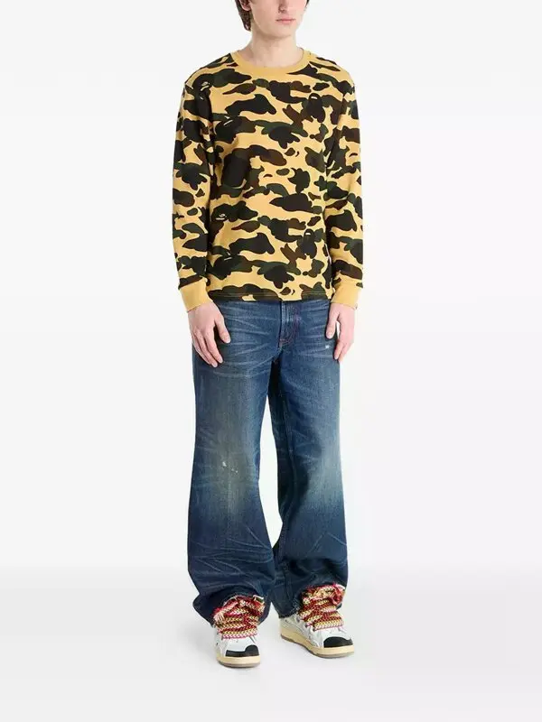 A BATHING APE Camo-print T-shirt