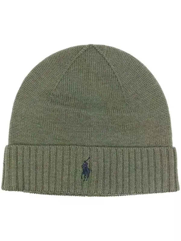 Polo Ralph Lauren Embroidered Logo Beanie - Green