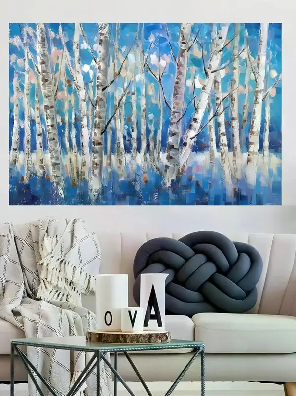 AGAVE QUADRI Quadro Dipinto A Mano Chill Forest Agave Frame