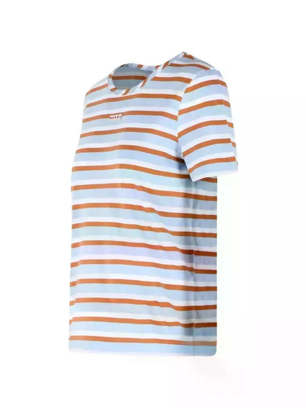 Marni Striped Logo Patch T-shirt