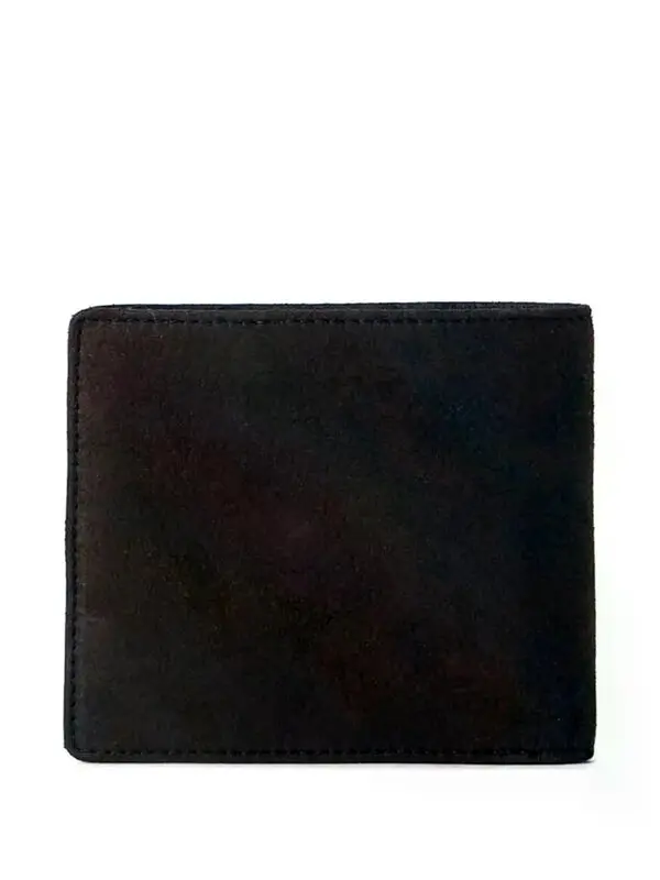 VIVIENNE WESTWOOD Metal Logo Suede Wallet