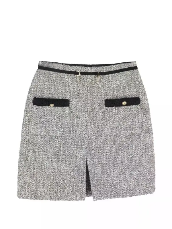Maje Tweed Mini Skirt