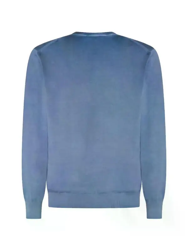 Altea Ribbed Crewneck Sweater - Blue