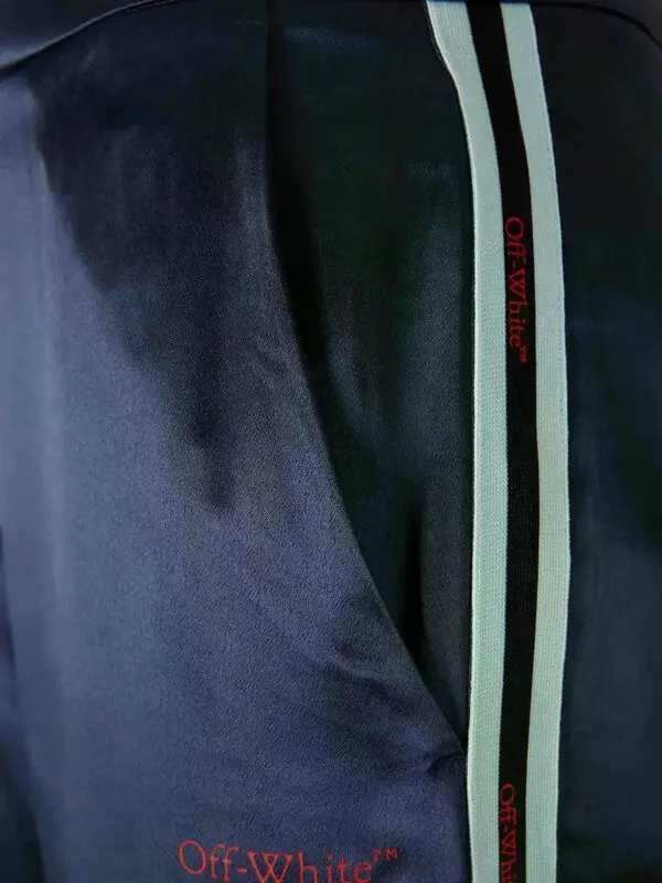 Off-White Striped Trousers