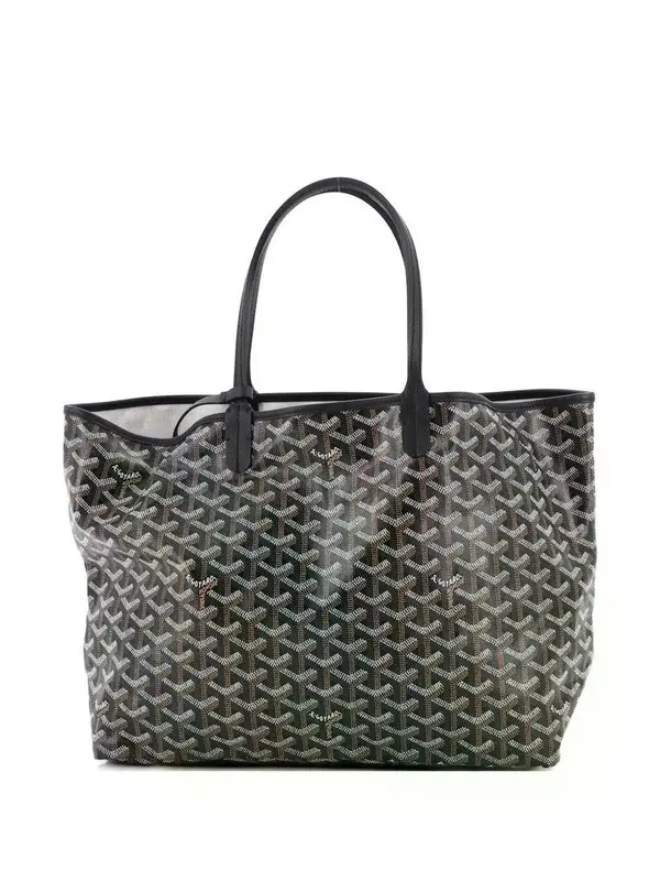Goyard Saint Louis Coated Canvas Pm Tote Bag - Black