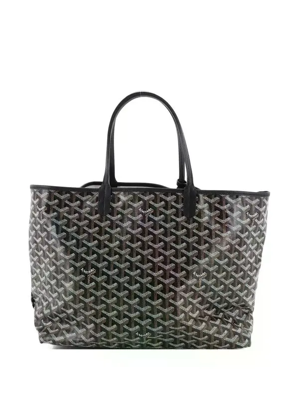 Goyard Saint Louis Coated Canvas Pm Tote Bag - Black
