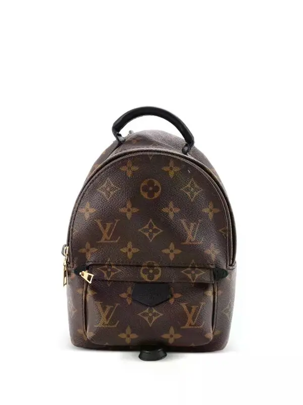 LOUIS VUITTON Palm Springs Monogram Canvas Mini Backpack - Brown
