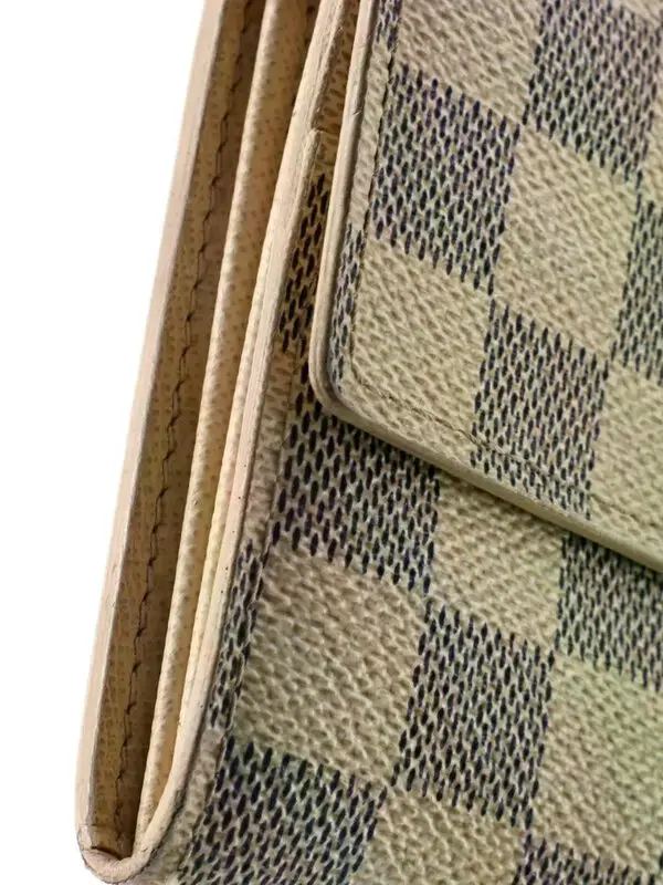 LOUIS VUITTON Sarah Wallet Damier Compact Small Wallets