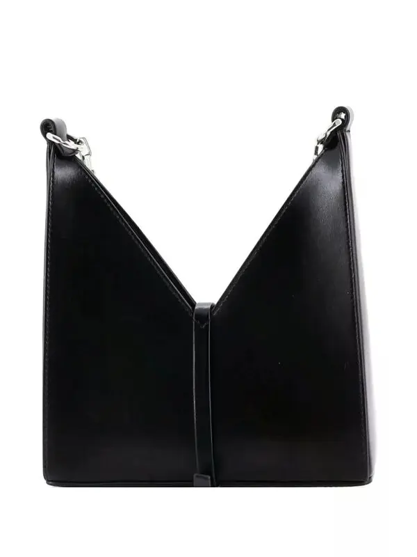 Givenchy Cut Out Leather Mini Crossbody Bag - Black