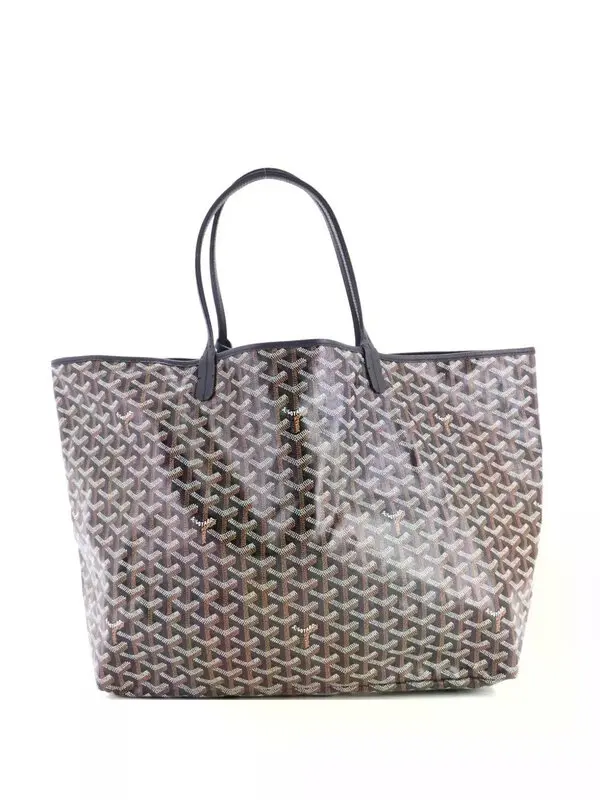 Goyard Saint Louis Coated Canvas Gm Tote Bag - Black