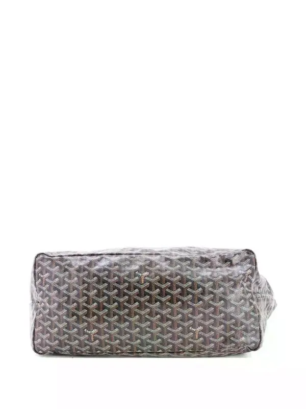 Goyard Saint Louis Coated Canvas Gm Tote Bag - Black