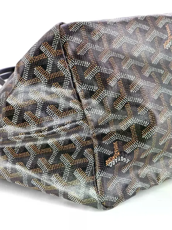 Goyard Saint Louis Coated Canvas Gm Tote Bag - Black